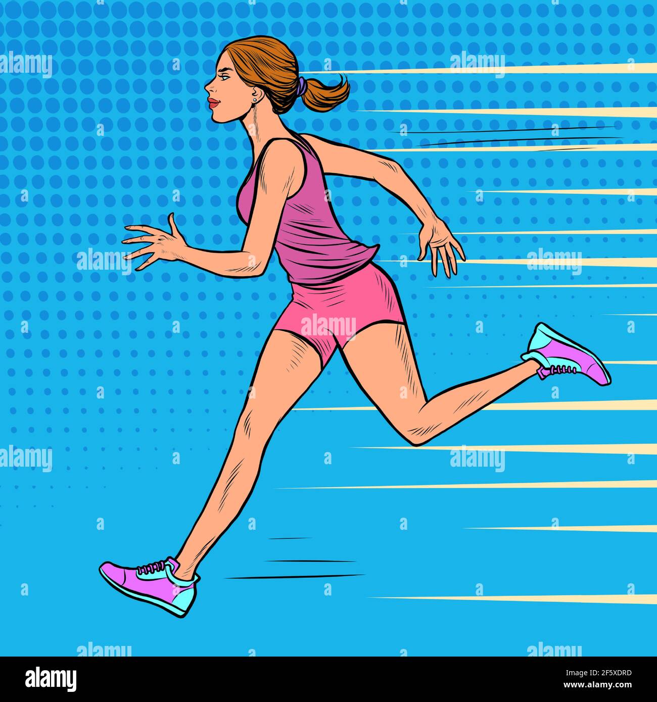 White female athlete hi-res stock photography and images - Alamy