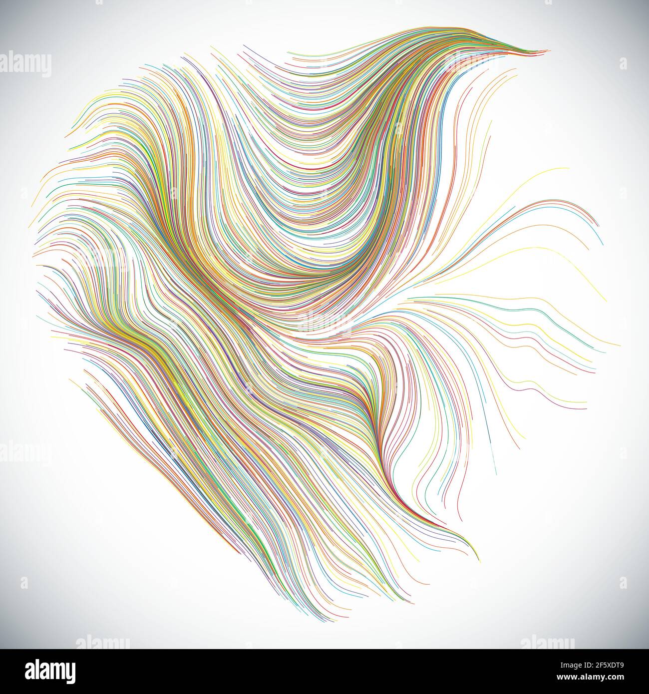 Winding hair Stock Vector Images - Alamy