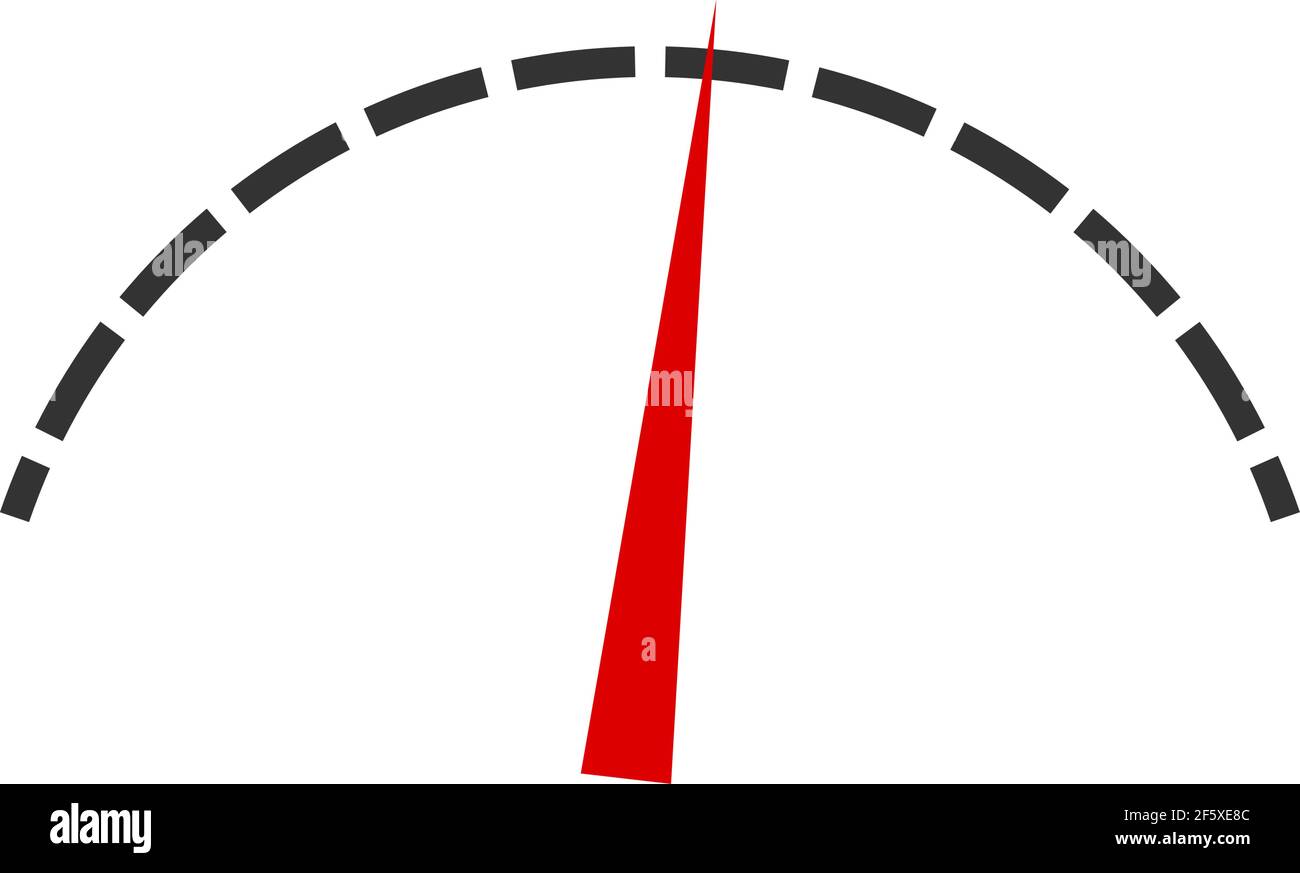 Dial, meter gauge vector illustration. Measurement, level, performance ...
