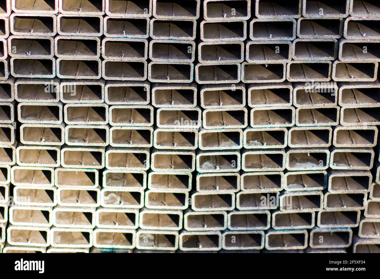 Iron building material close-up, background of iron and manufacture ...