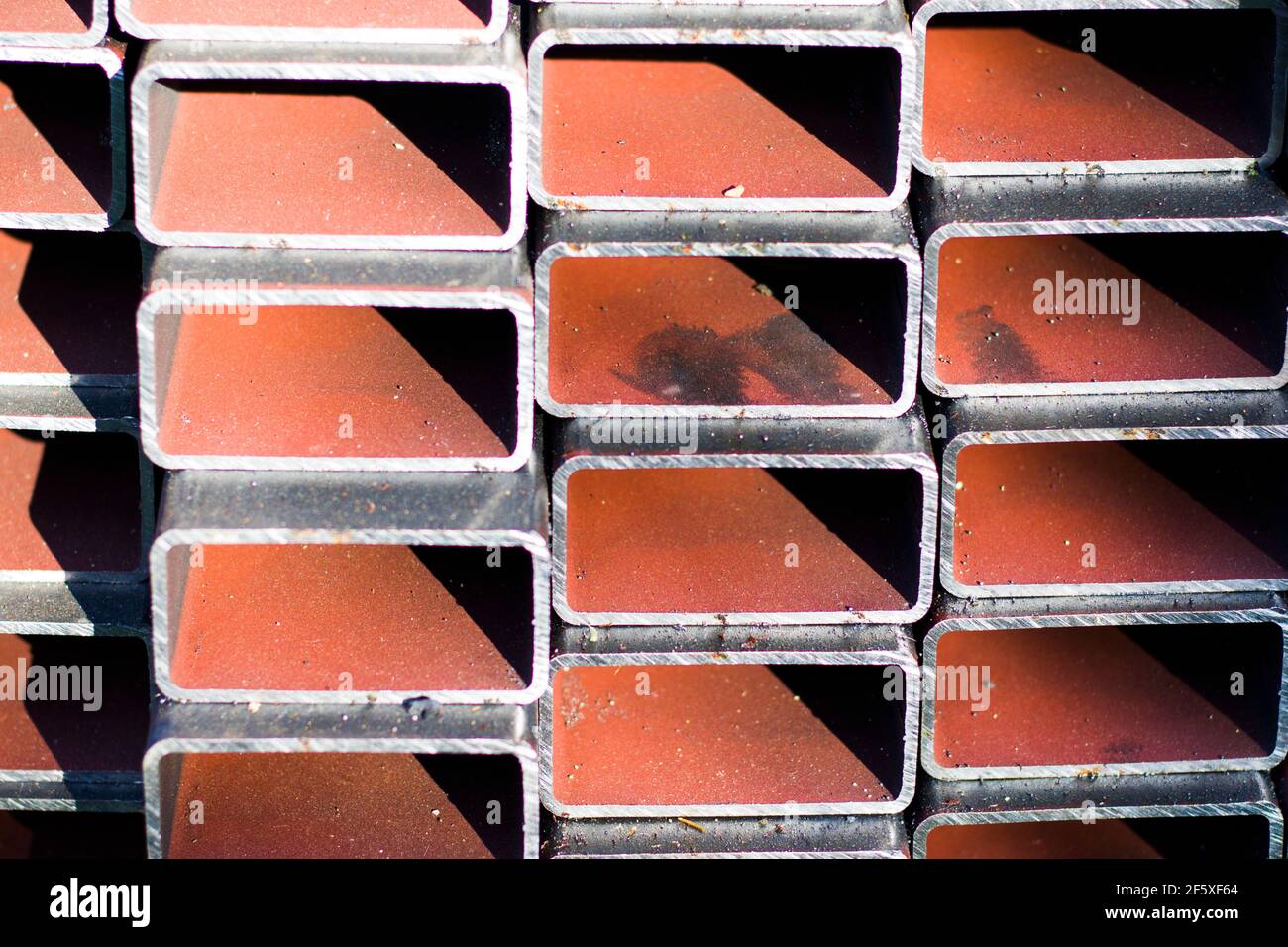 Iron building material close-up, background of iron and manufacture ...