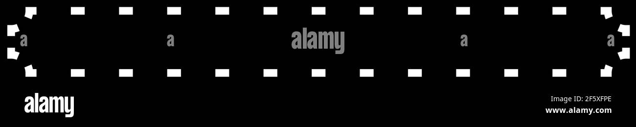 Dashed line border and frame vector element — Stock vector illustration ...