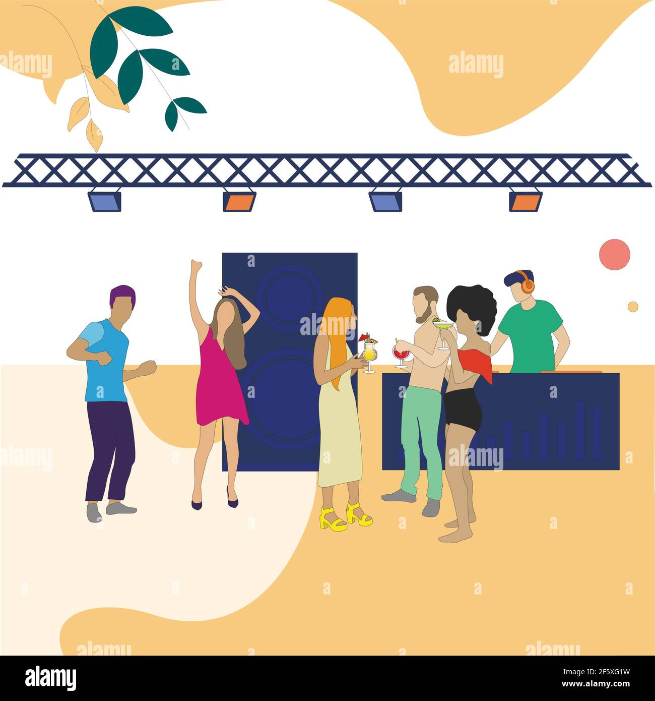 Holiday entertainment man in Stock Vector Images - Alamy