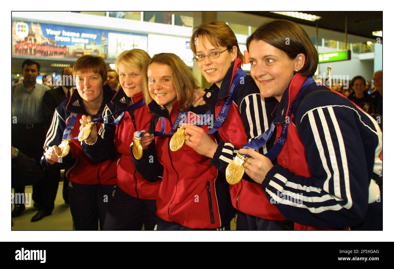 Margaret Morton,Rhona Martin,Fiona mac Donald, Janice Rankin and Debbie ...