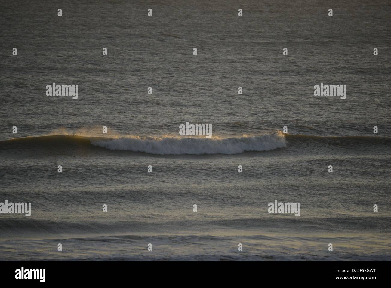 Beach and ocean waves on a Texas beach Stock Photo - Alamy