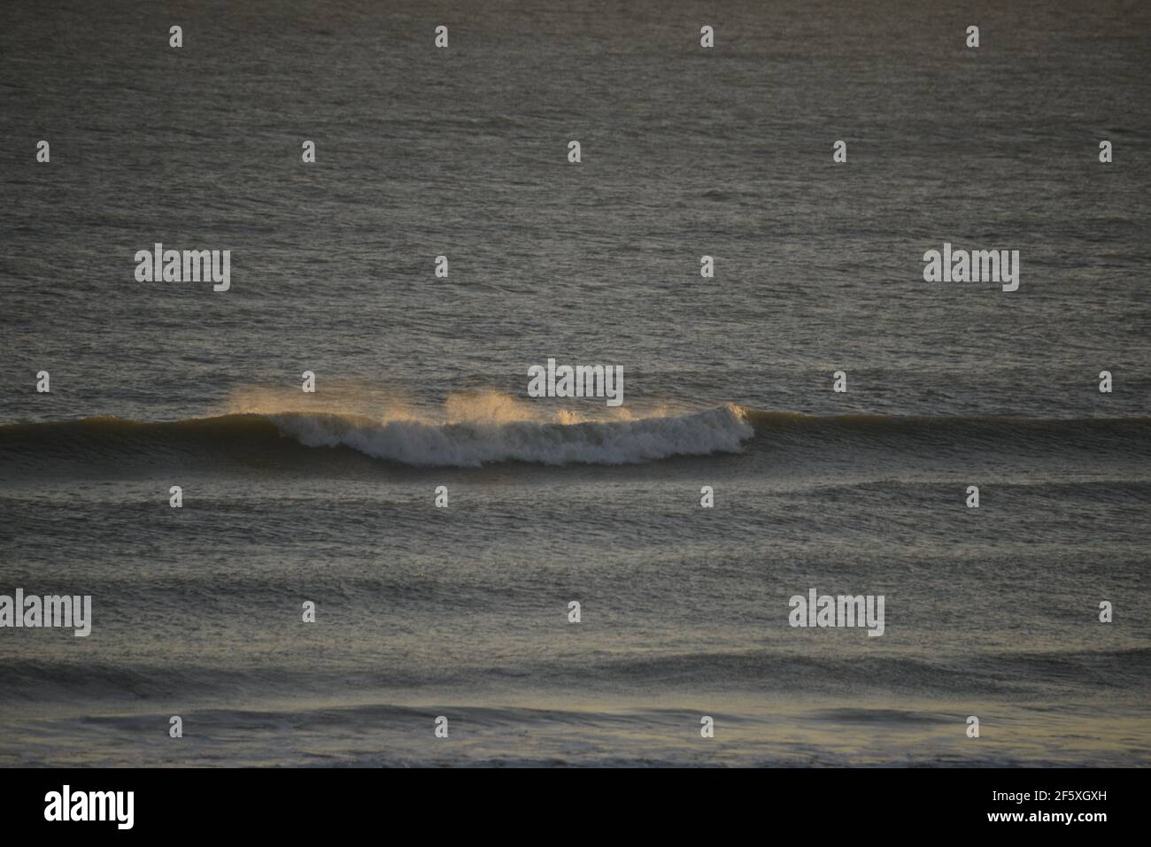 Beach and ocean waves on a Texas beach Stock Photo - Alamy