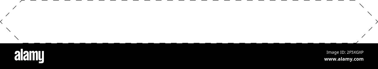 Dashed line border and frame vector element — Stock vector illustration ...