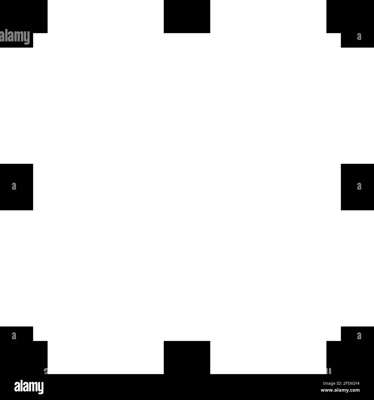 Dashed Line Border And Frame Vector Element — Stock Vector Illustration