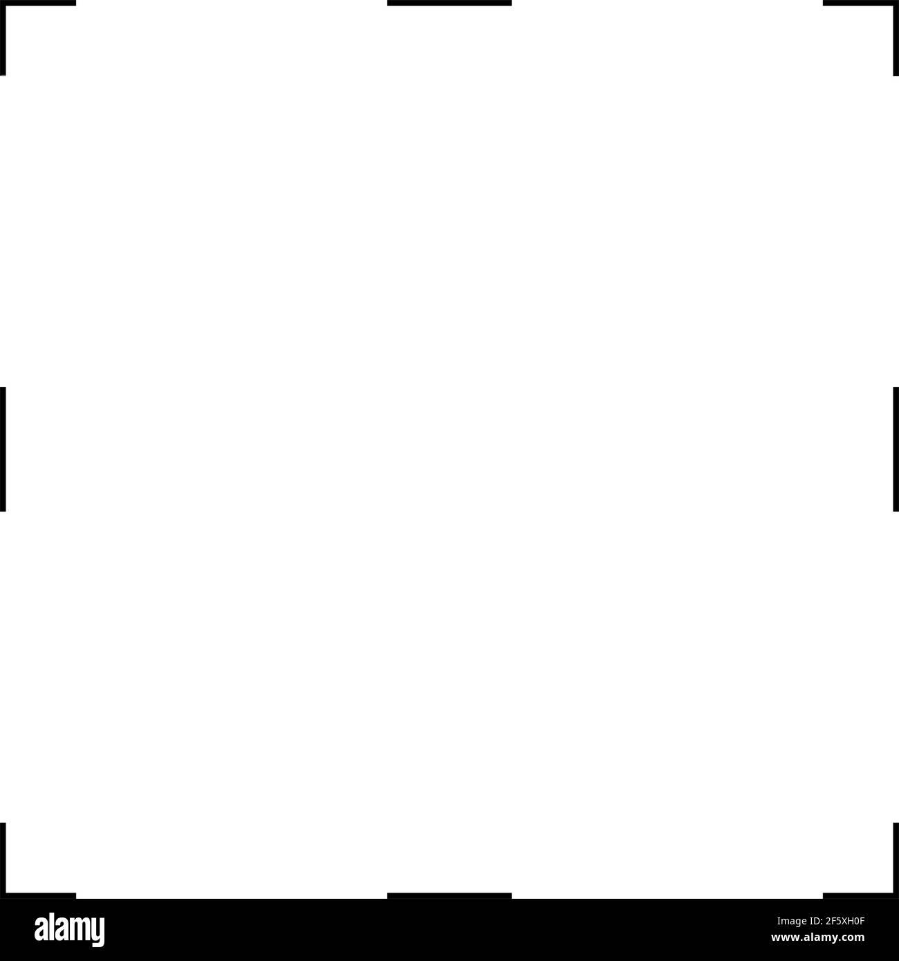 Dashed line border and frame vector element — Stock vector illustration ...