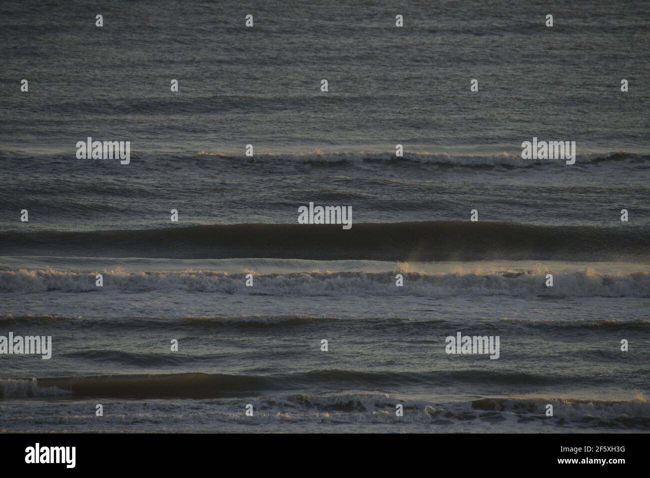 Beach and ocean waves on a Texas beach Stock Photo - Alamy