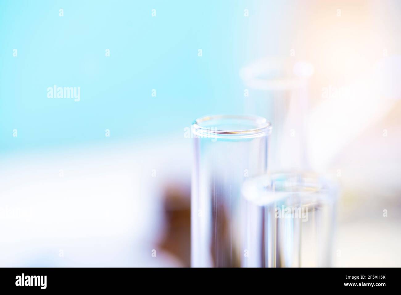 Chemical test tubes close up in a chemical laboratory Stock Photo - Alamy