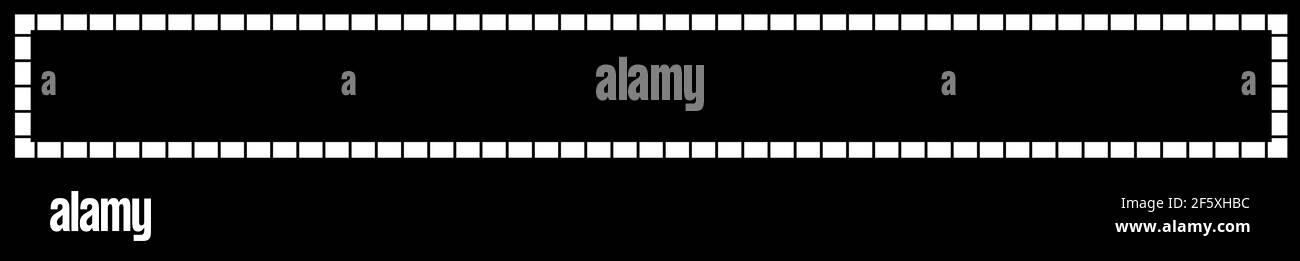 Dashed line border and frame vector element — Stock vector illustration ...