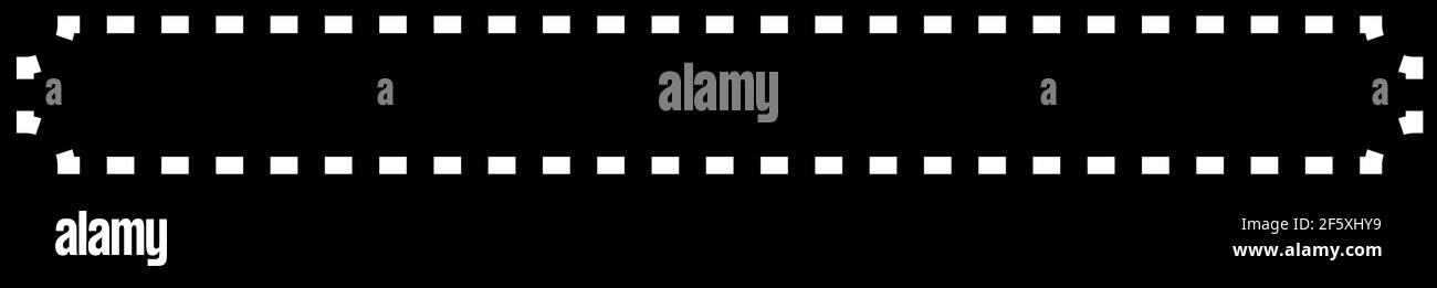 Dashed line border and frame vector element — Stock vector illustration ...