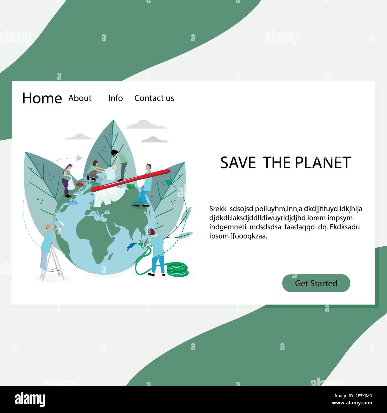 Uniform environmental protection Stock Vector Images - Alamy