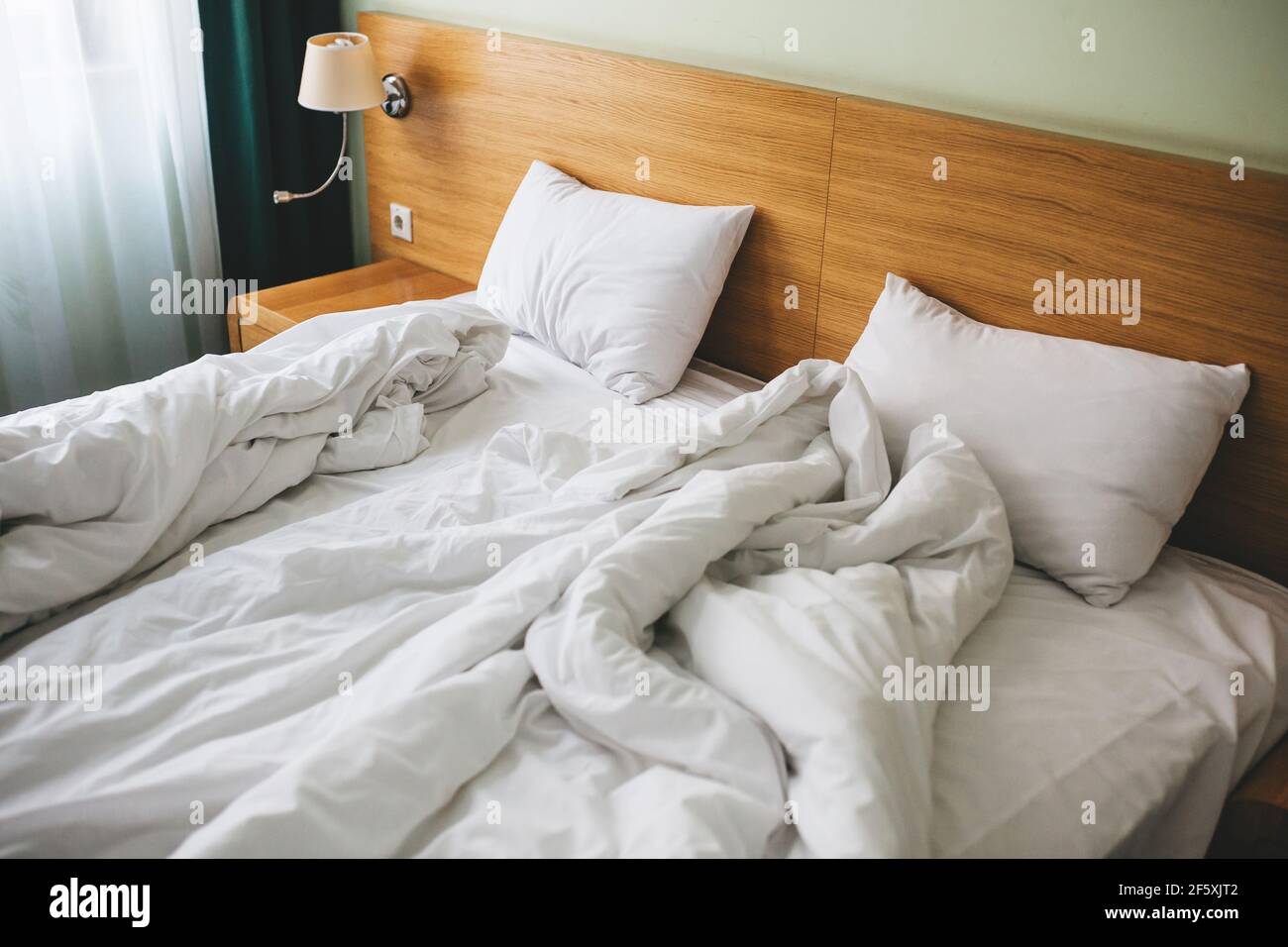 Rumpled bed hi-res stock photography and images - Alamy