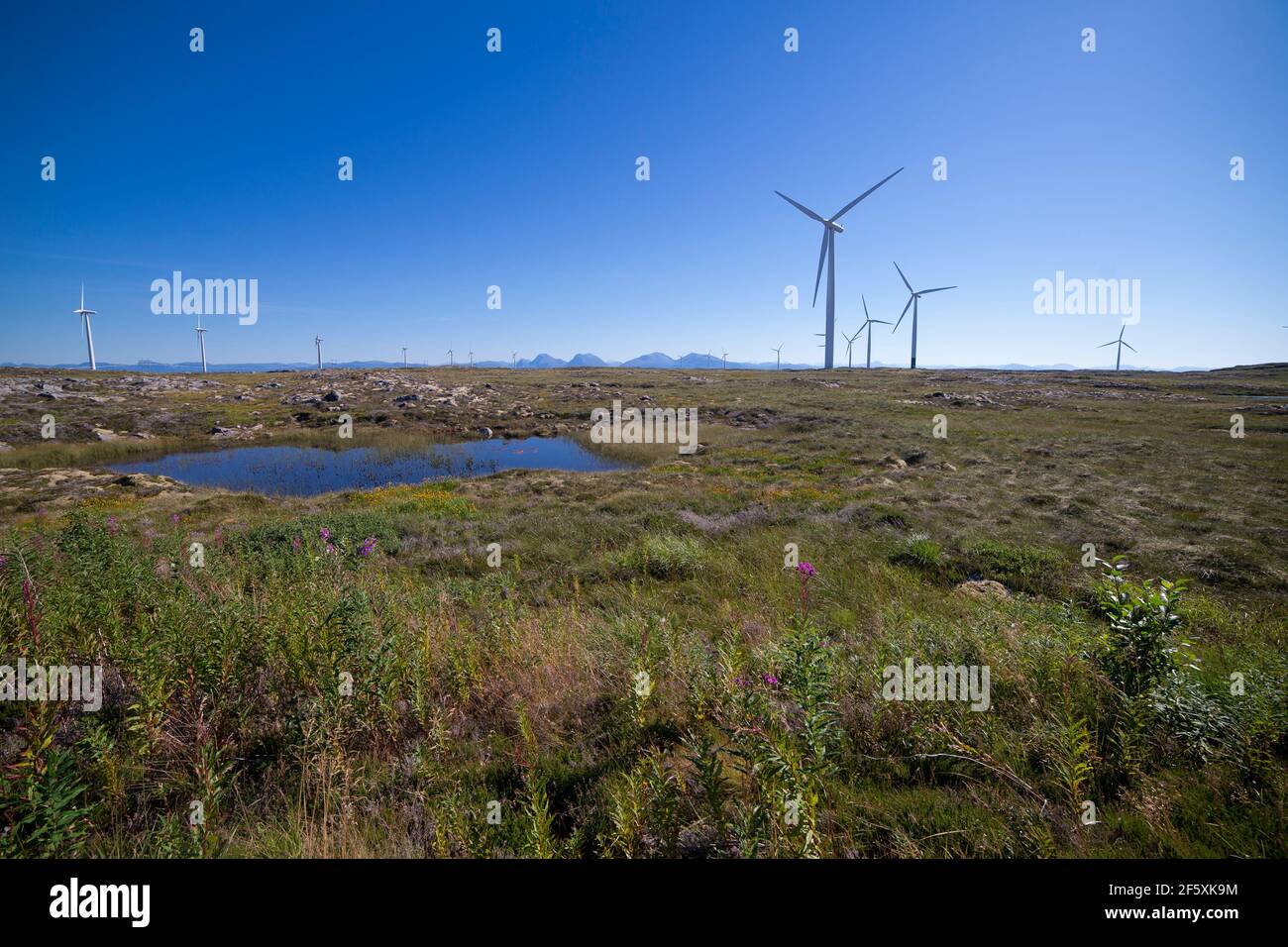 Renewable energy created by wind turbines in Norway are one part of the ...