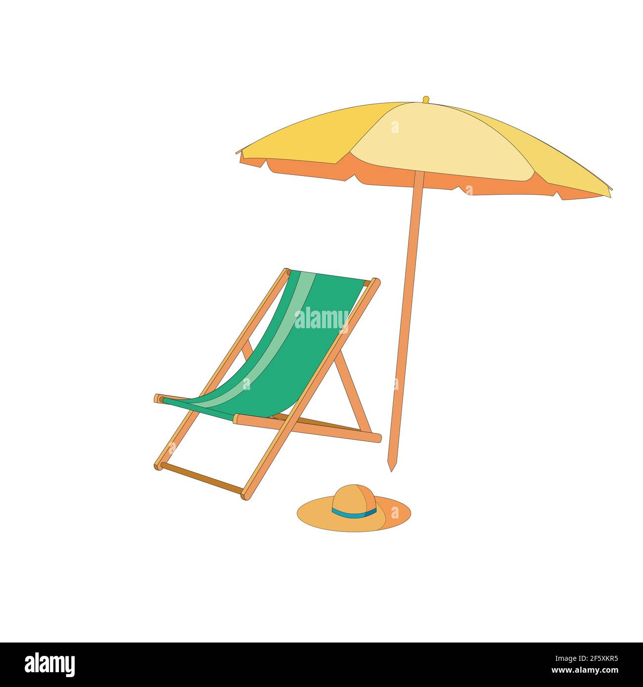 Vintage, chaise lounge Stock Vector Images - Alamy