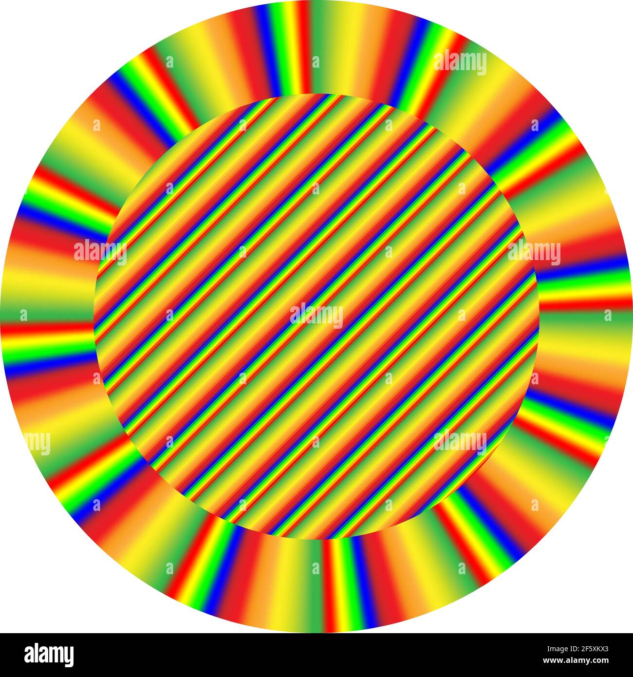 Abstract gradient circle. Gradation circle — Stock vector illustration ...