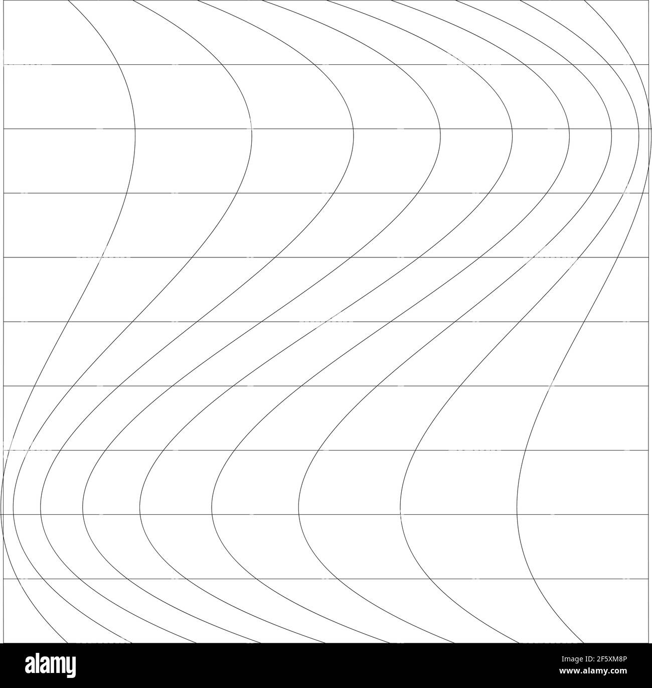 Grid, mesh with deform, distort effect. Abstract vector element — Stock ...
