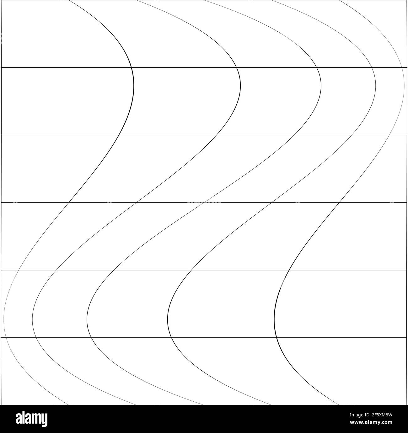 Grid, mesh with deform, distort effect. Abstract vector element — Stock ...