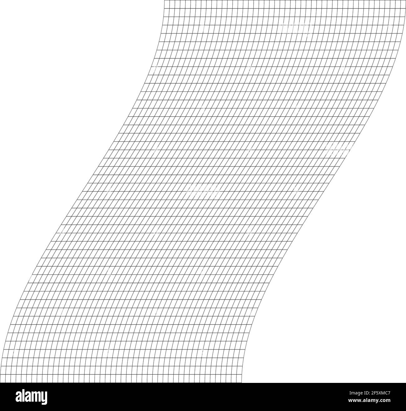 Grid, mesh with deform, distort effect. Abstract vector element — Stock ...