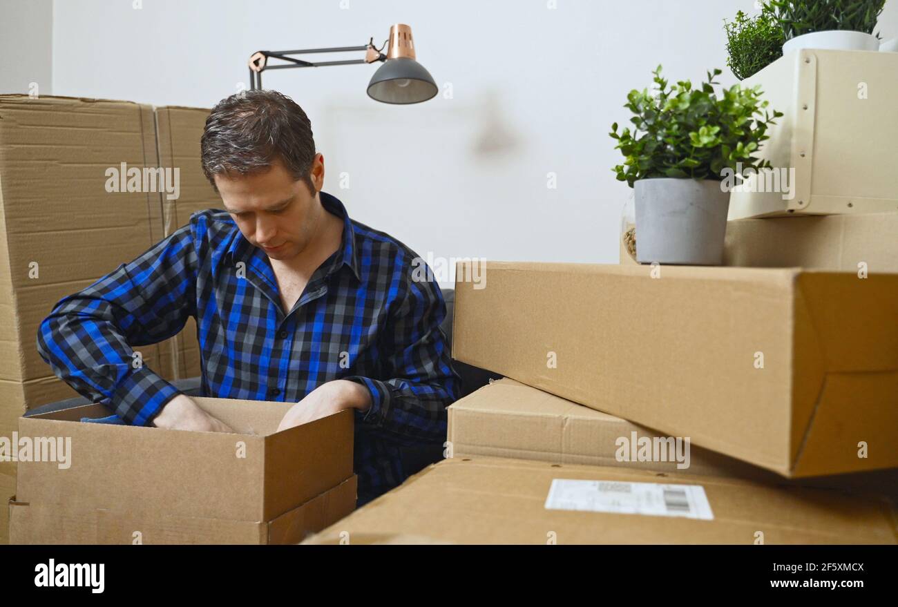 Unpacking lamp hi-res stock photography and images - Alamy