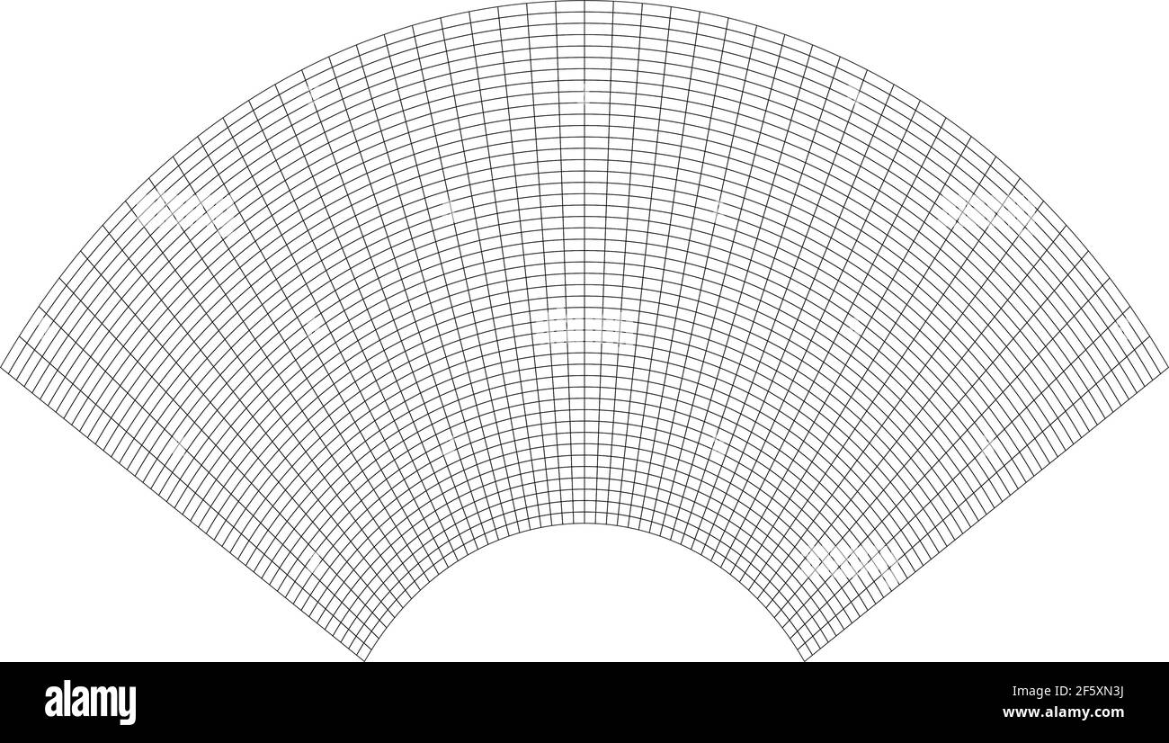 Grid, mesh with deform, distort effect. Abstract vector element — Stock ...
