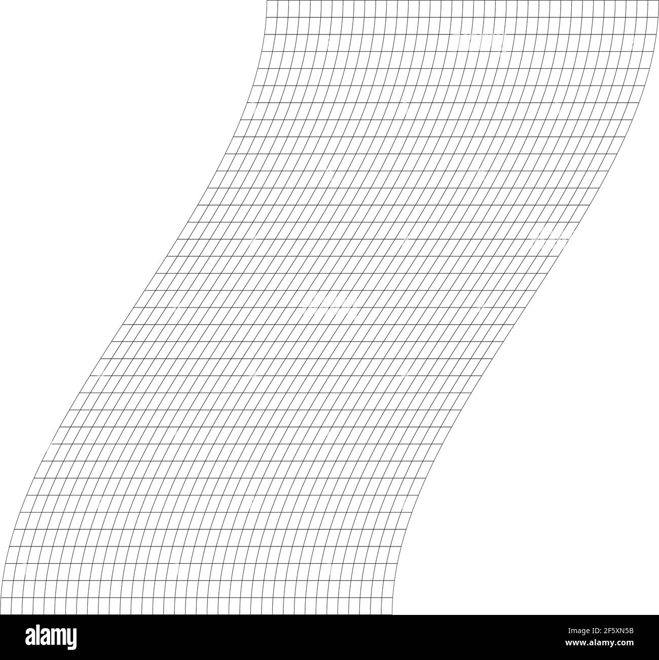 Grid, mesh with deform, distort effect. Abstract vector element — Stock ...