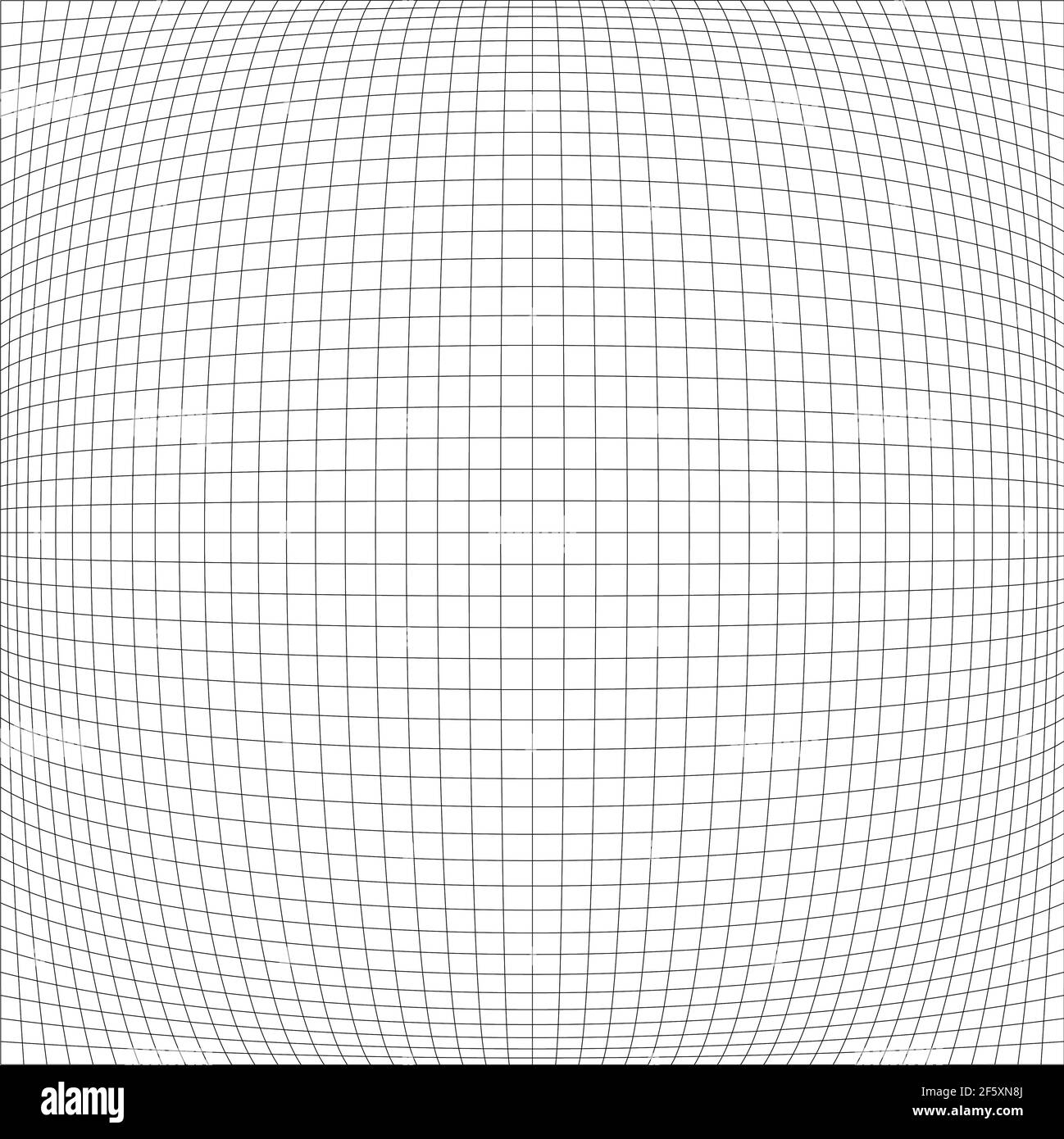 Grid, mesh with deform, distort effect. Abstract vector element — Stock ...