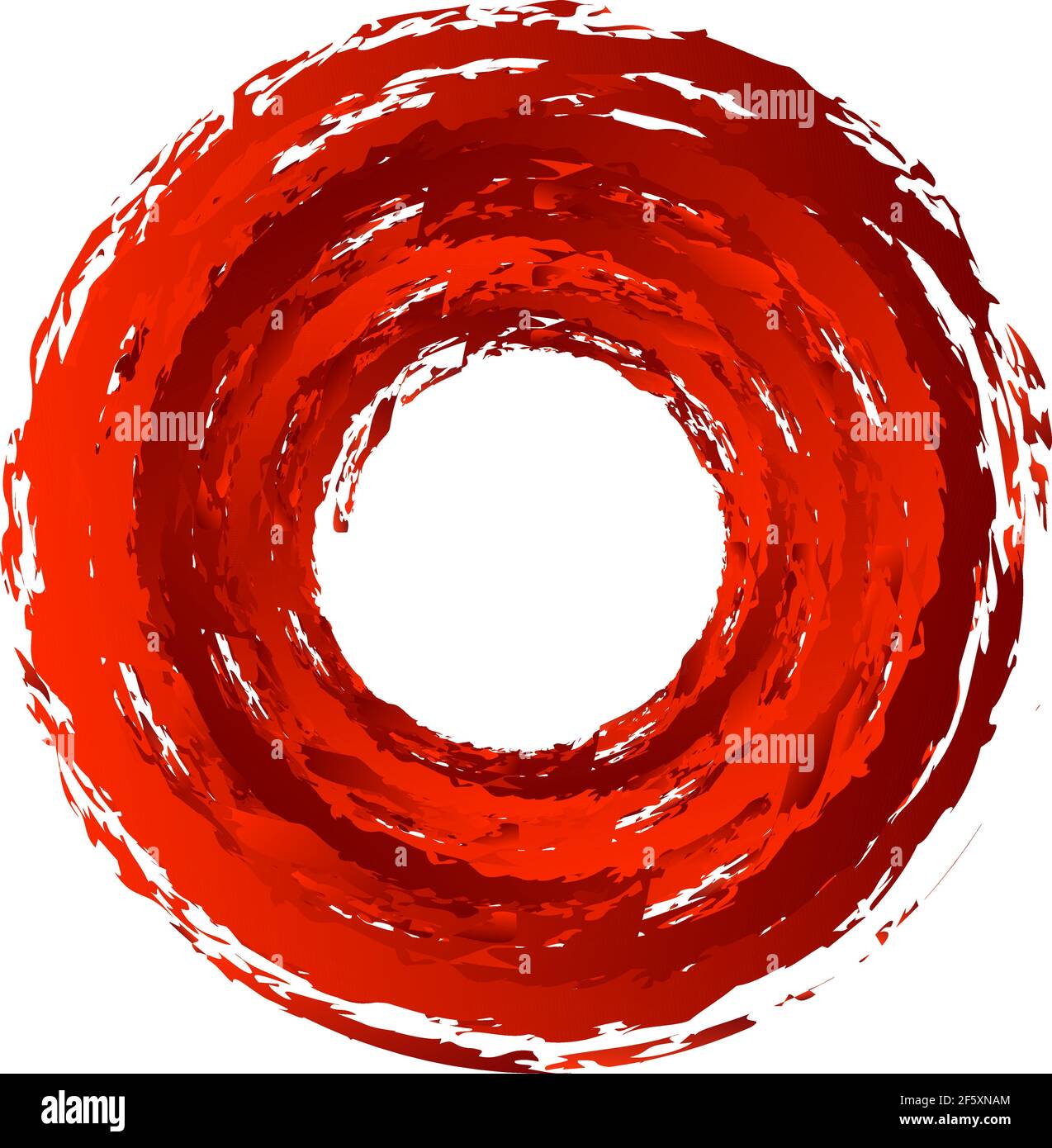Grungy paint, ink stain circle — Stock vector illustration, Graphics ...