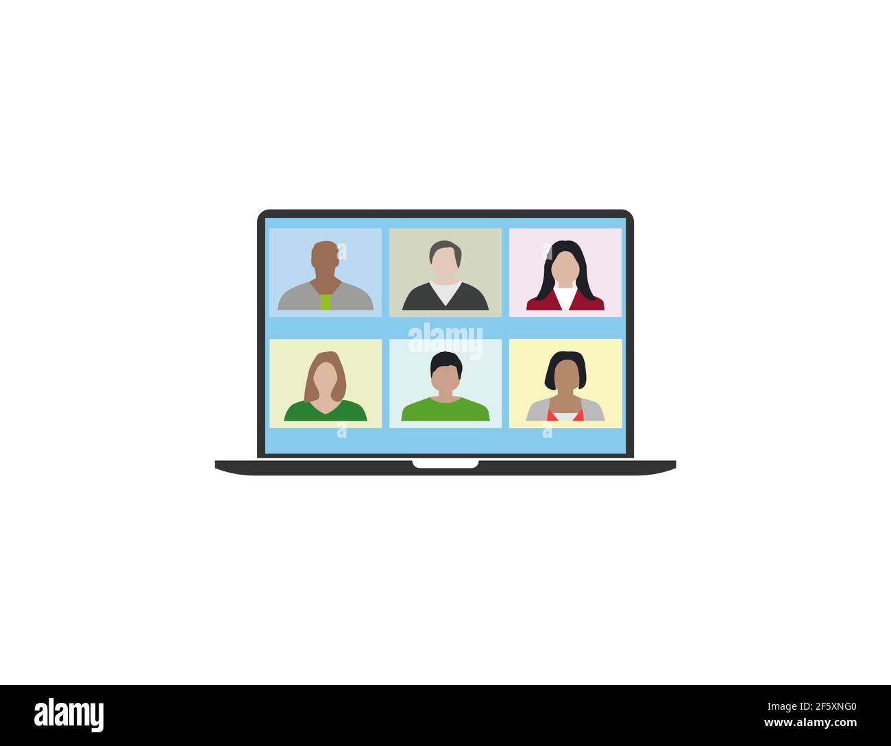 Vector illustration. Conference meeting icon Stock Vector Image & Art ...