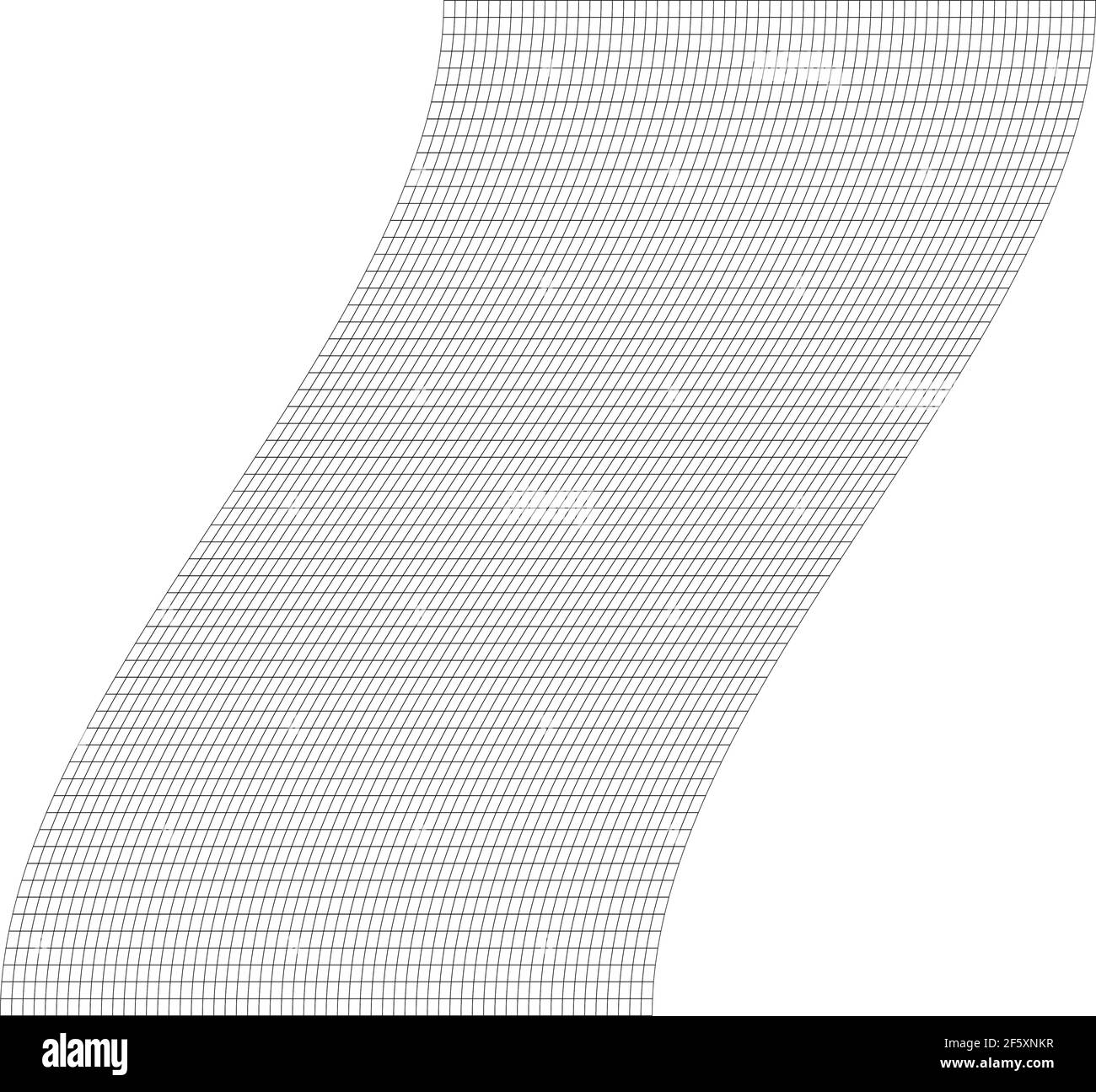 Grid, mesh with deform, distort effect. Abstract vector element — Stock ...