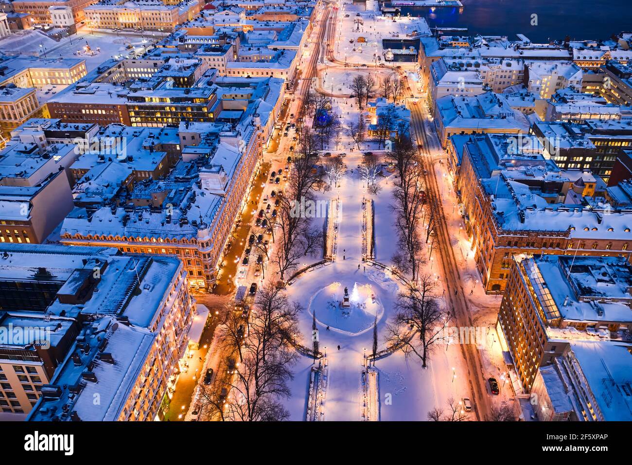 Esplanade park helsinki aerial hi-res stock photography and images - Alamy