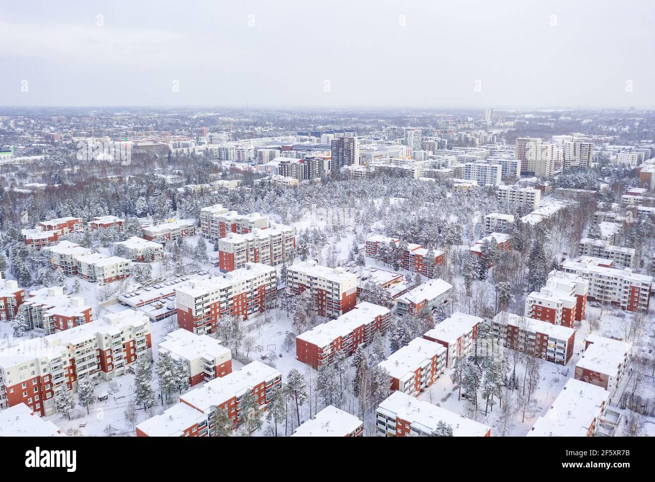 Aerial view of city of espoo hi-res stock photography and images - Alamy