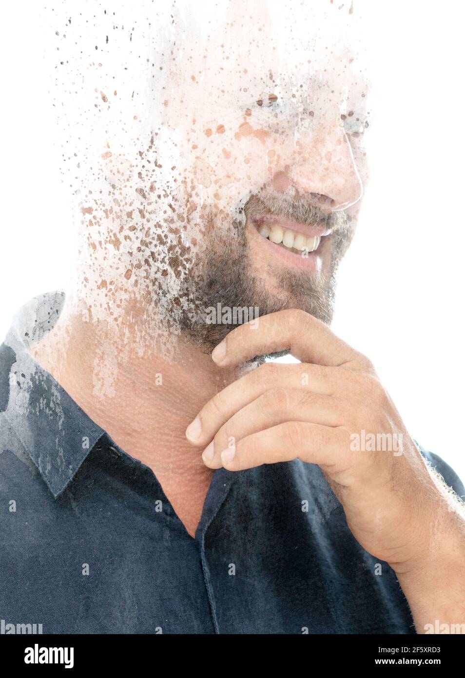 Smudged face paint portrait hi-res stock photography and images - Alamy