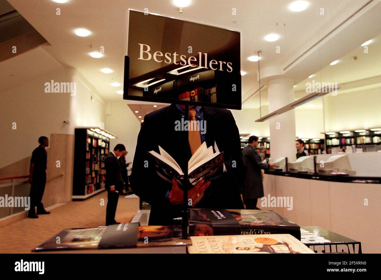 Waterstones Bookshop interior at piccadilly Stock Photo - Alamy