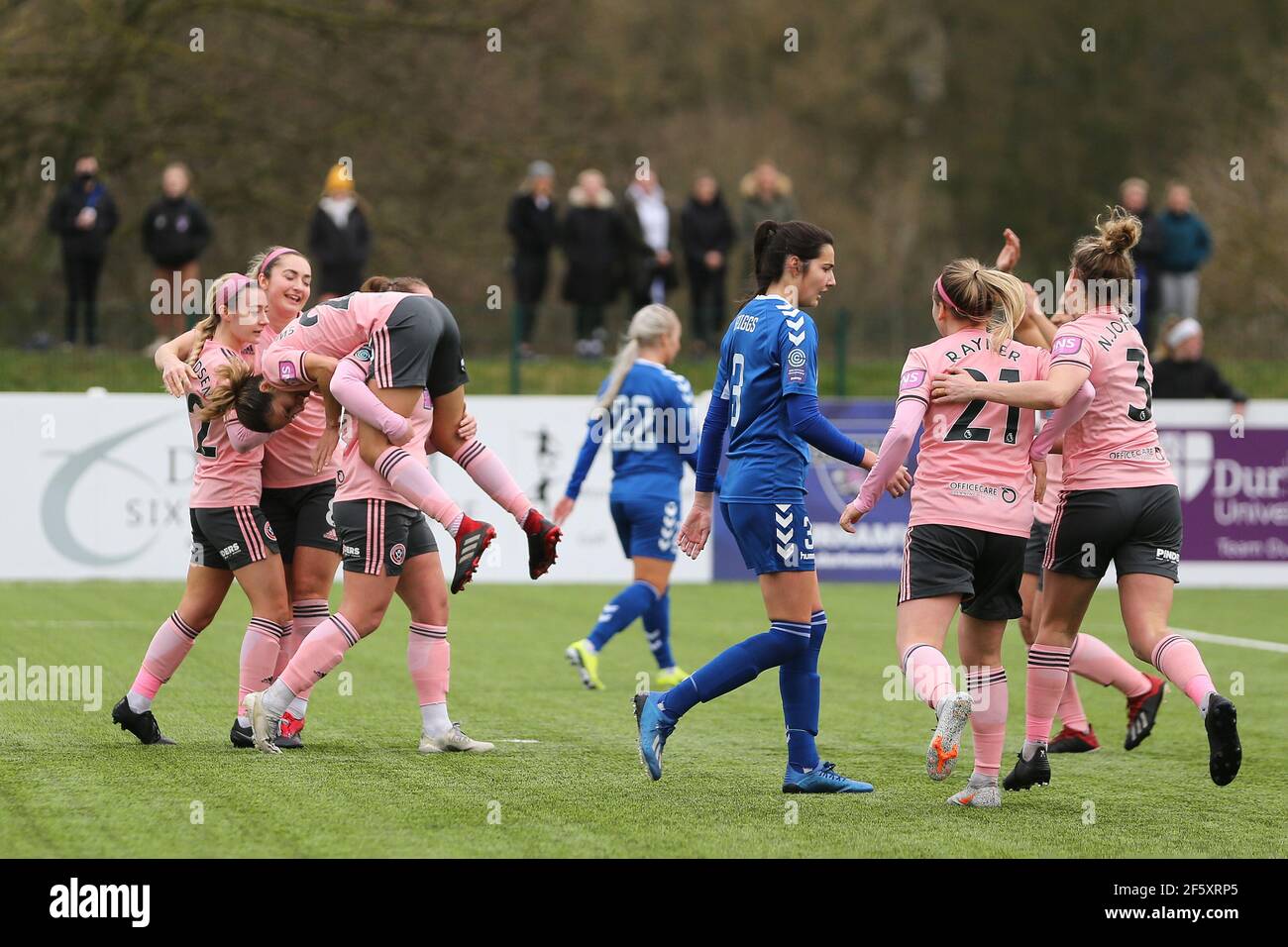 DURHAM CITY, UK. MARCH 28TH: Courtney SWEETMAN-KIRK of Sheffield United ...