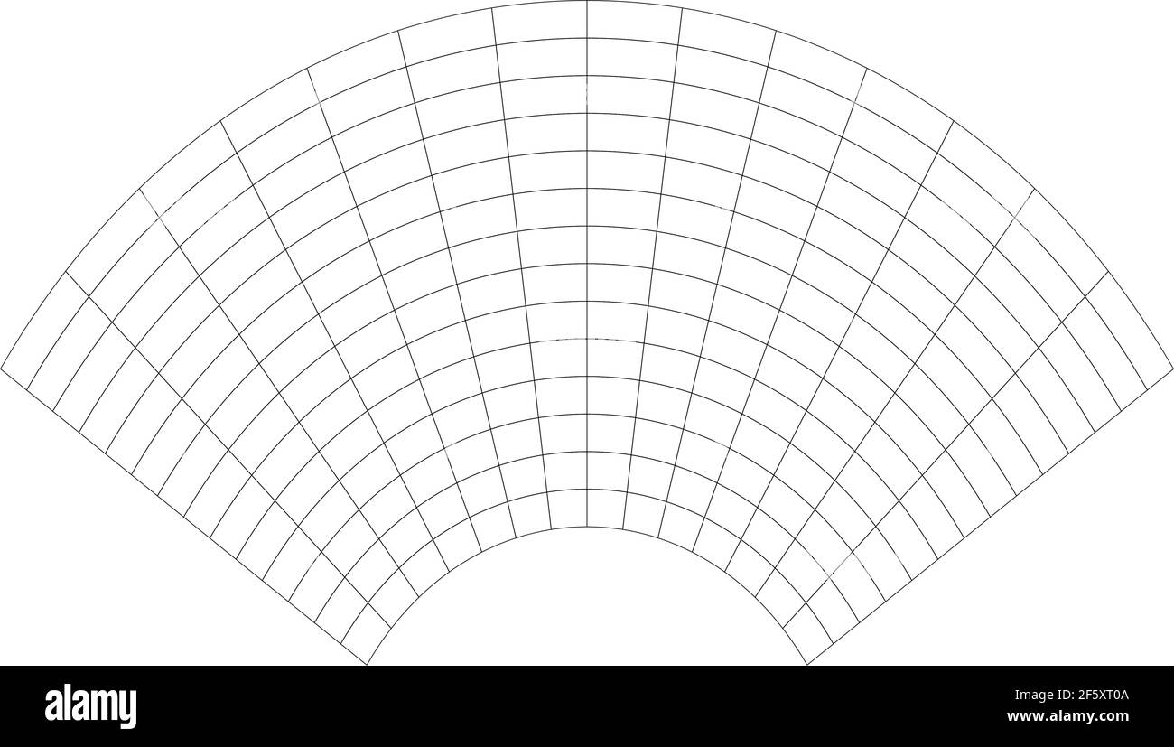 Grid, mesh with deform, distort effect. Abstract vector element — Stock ...