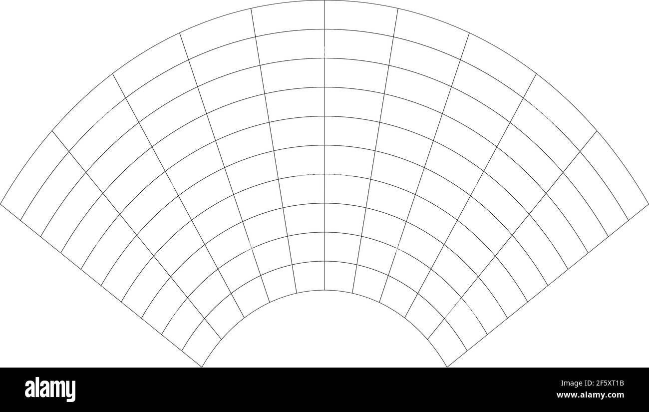 Grid, mesh with deform, distort effect. Abstract vector element — Stock ...