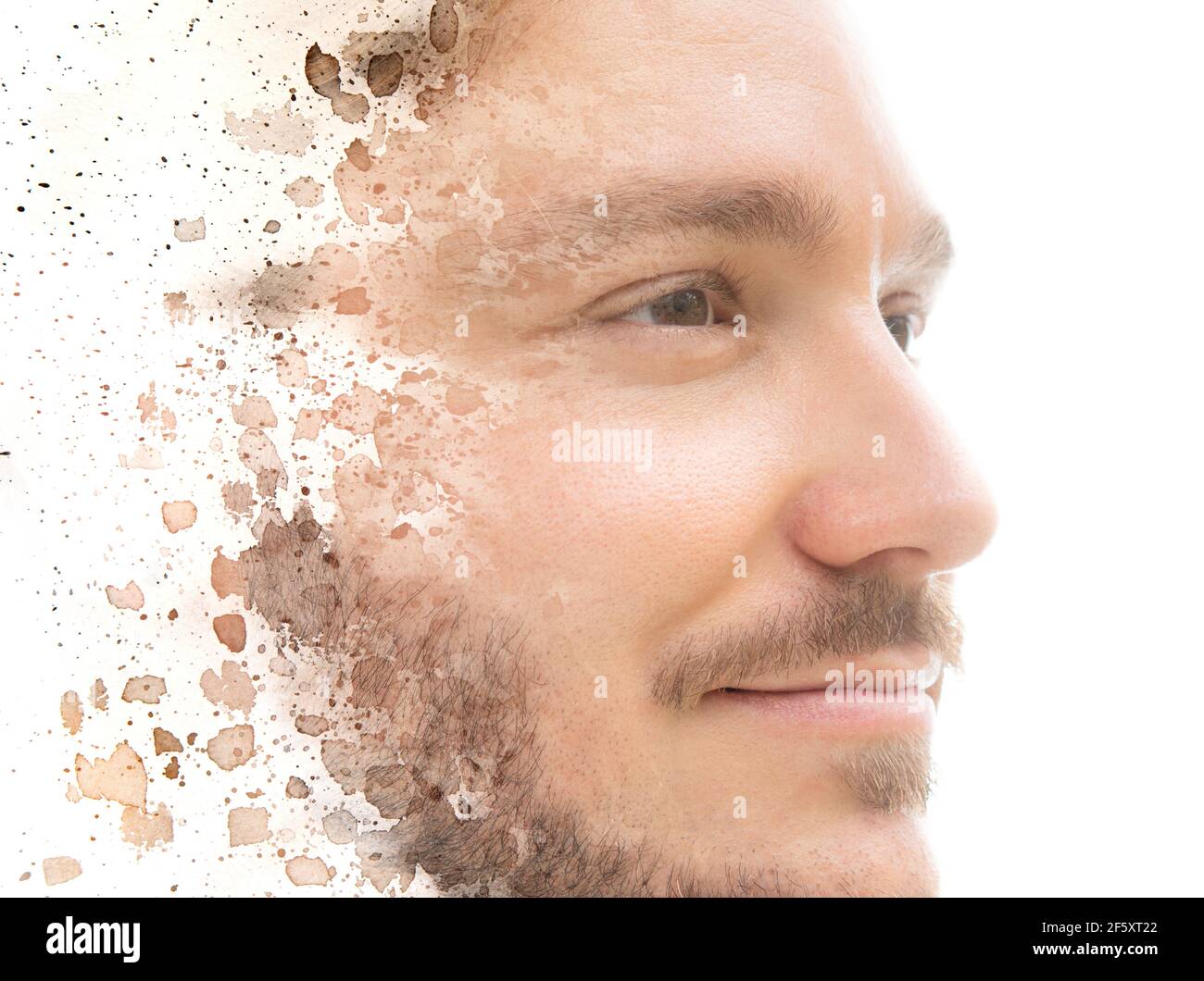 Paint splat face hi-res stock photography and images - Alamy