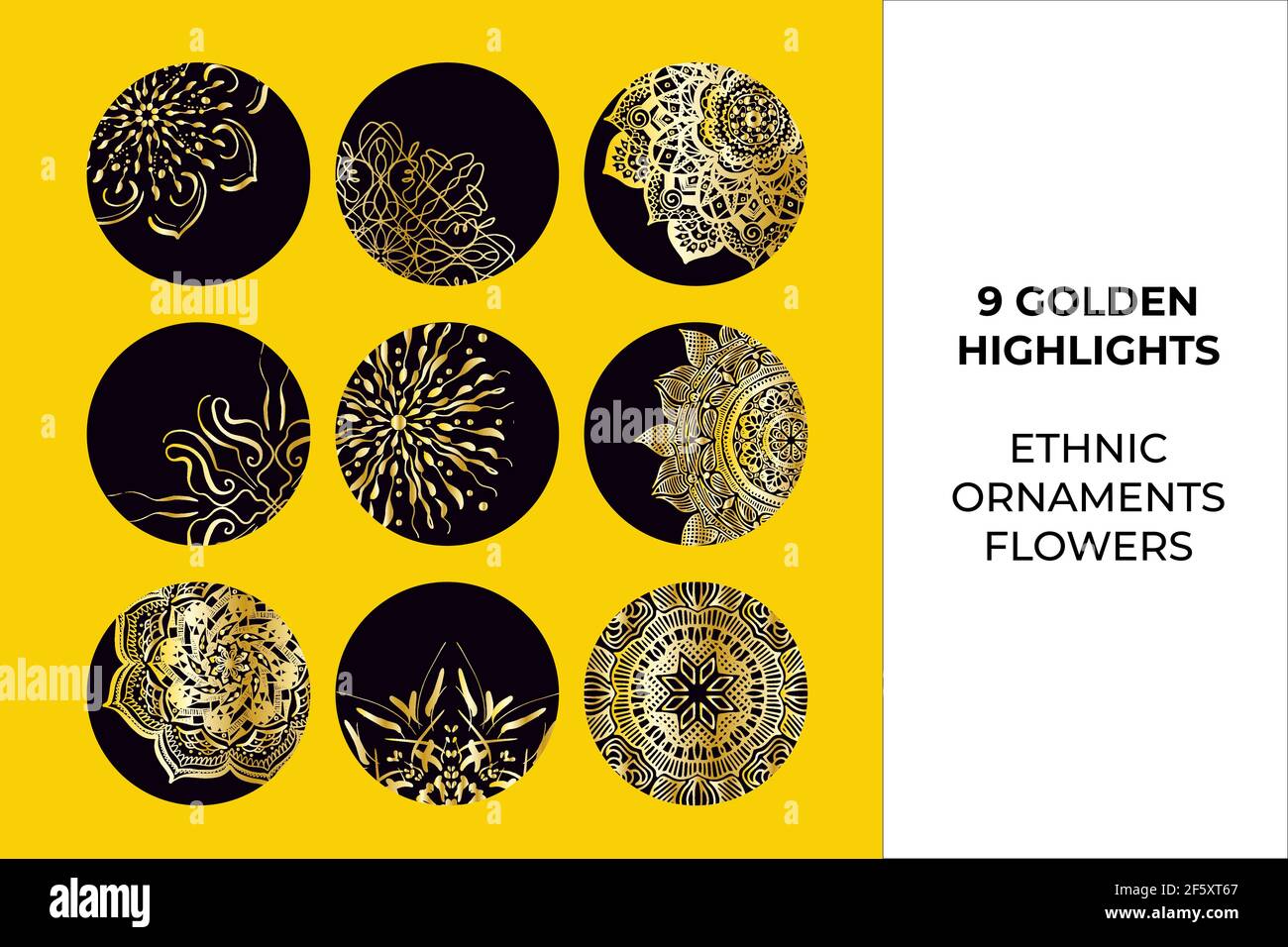 Set textured round shapes Stock Vector Images - Alamy