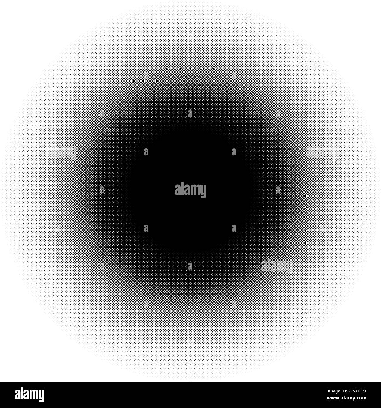 Circular, circle halftone, screentone element — Stock vector ...