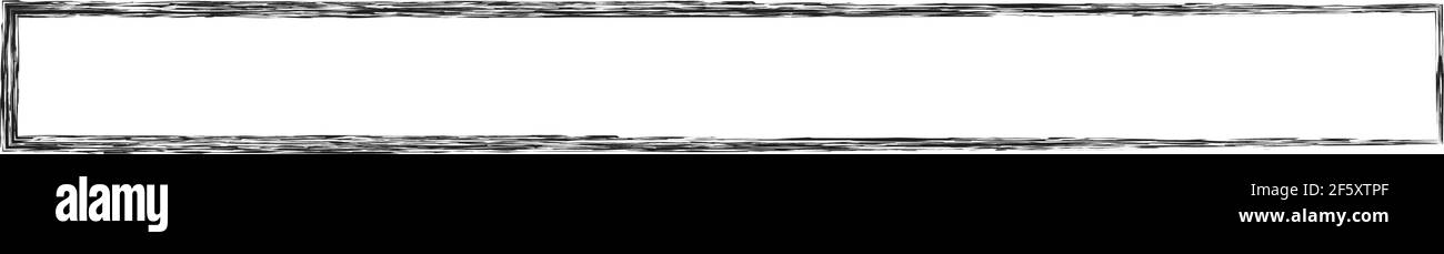 Grungy rectangular frame, border, plaque outline — Stock illustration ...