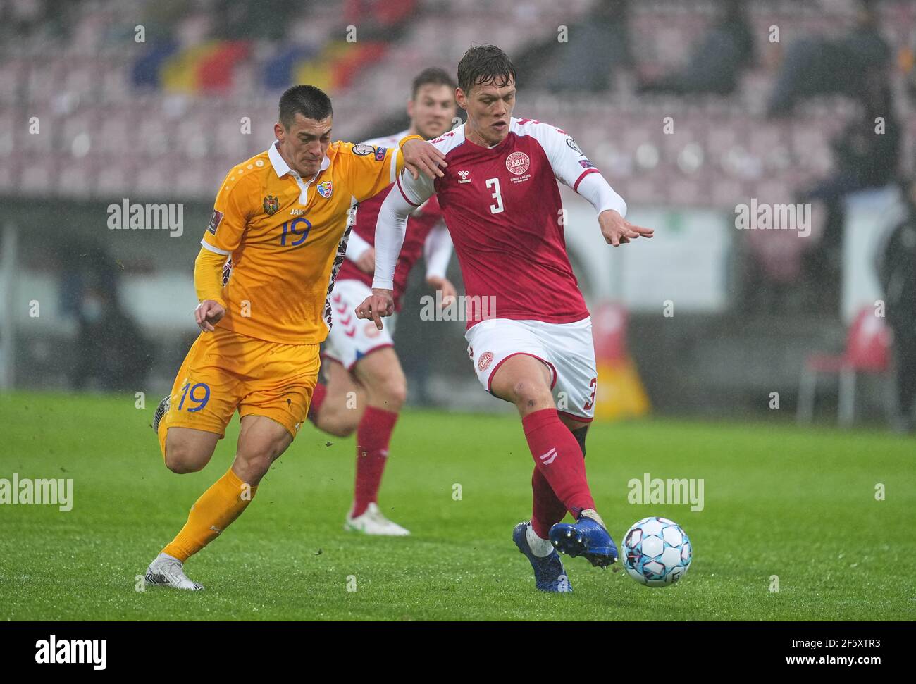 MCH Arena, Herning, Denmark. 28th Mar, 2021. Jannik Vestergaard of ...