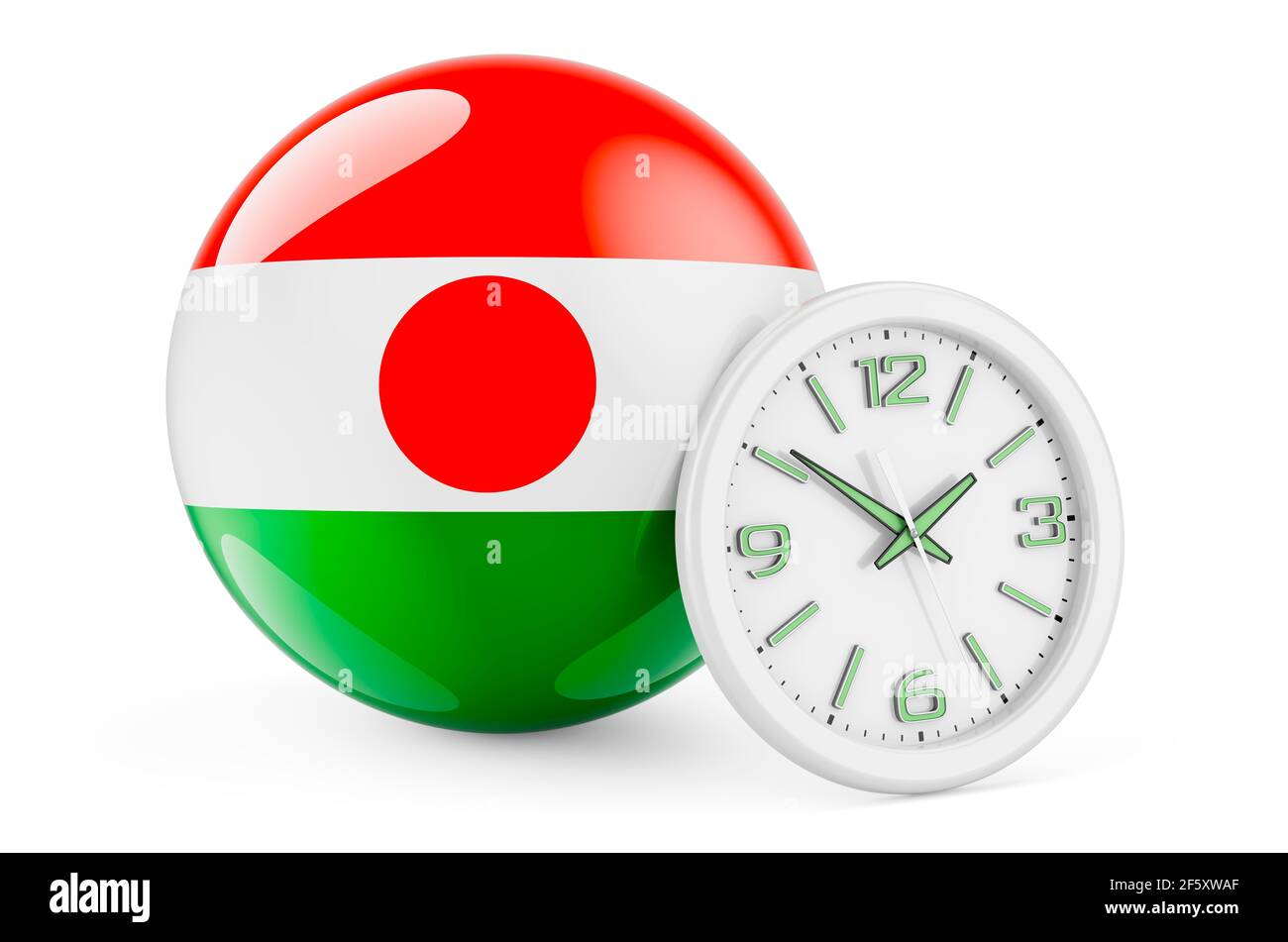 National flag niger in Cut Out Stock Images & Pictures - Alamy