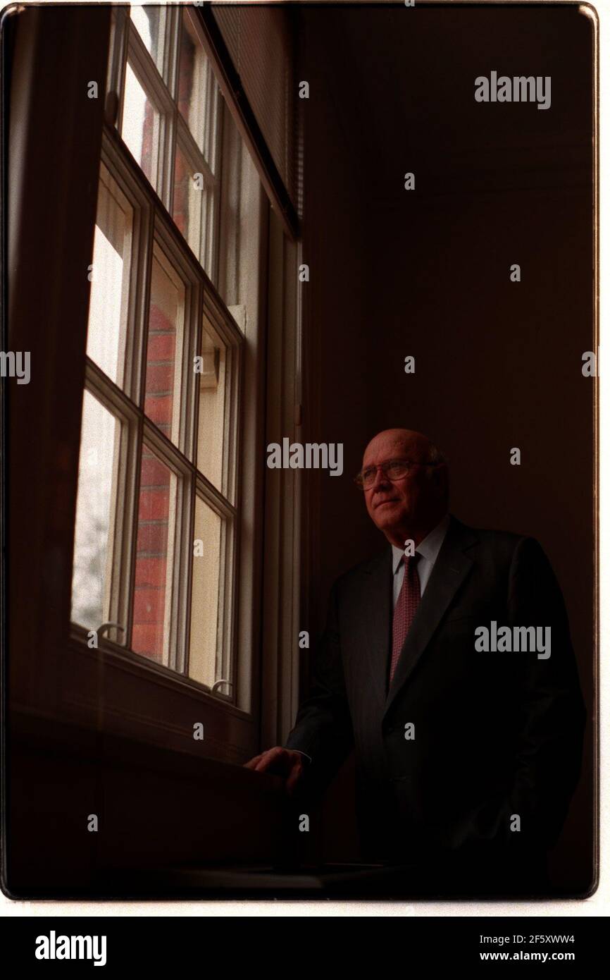 FW De Klerk Former South African President January 1999 Stock Photo - Alamy