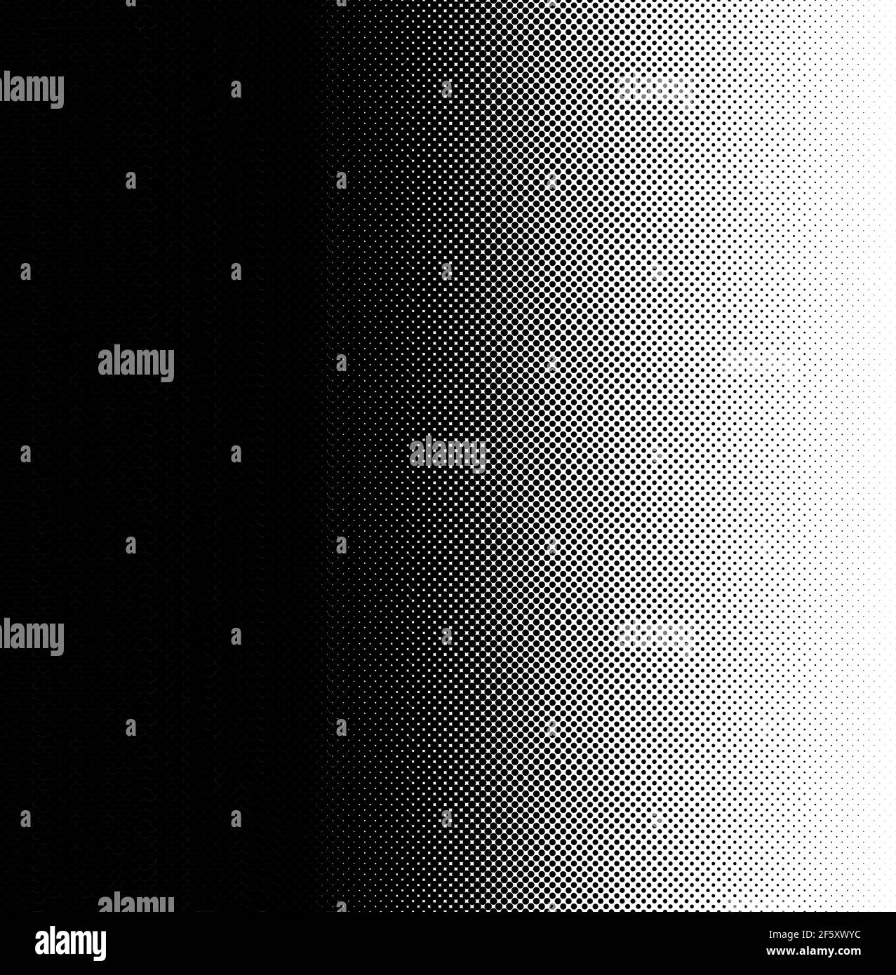 Linear halftone, screentone dots, circles, pattern — Stock vector ...