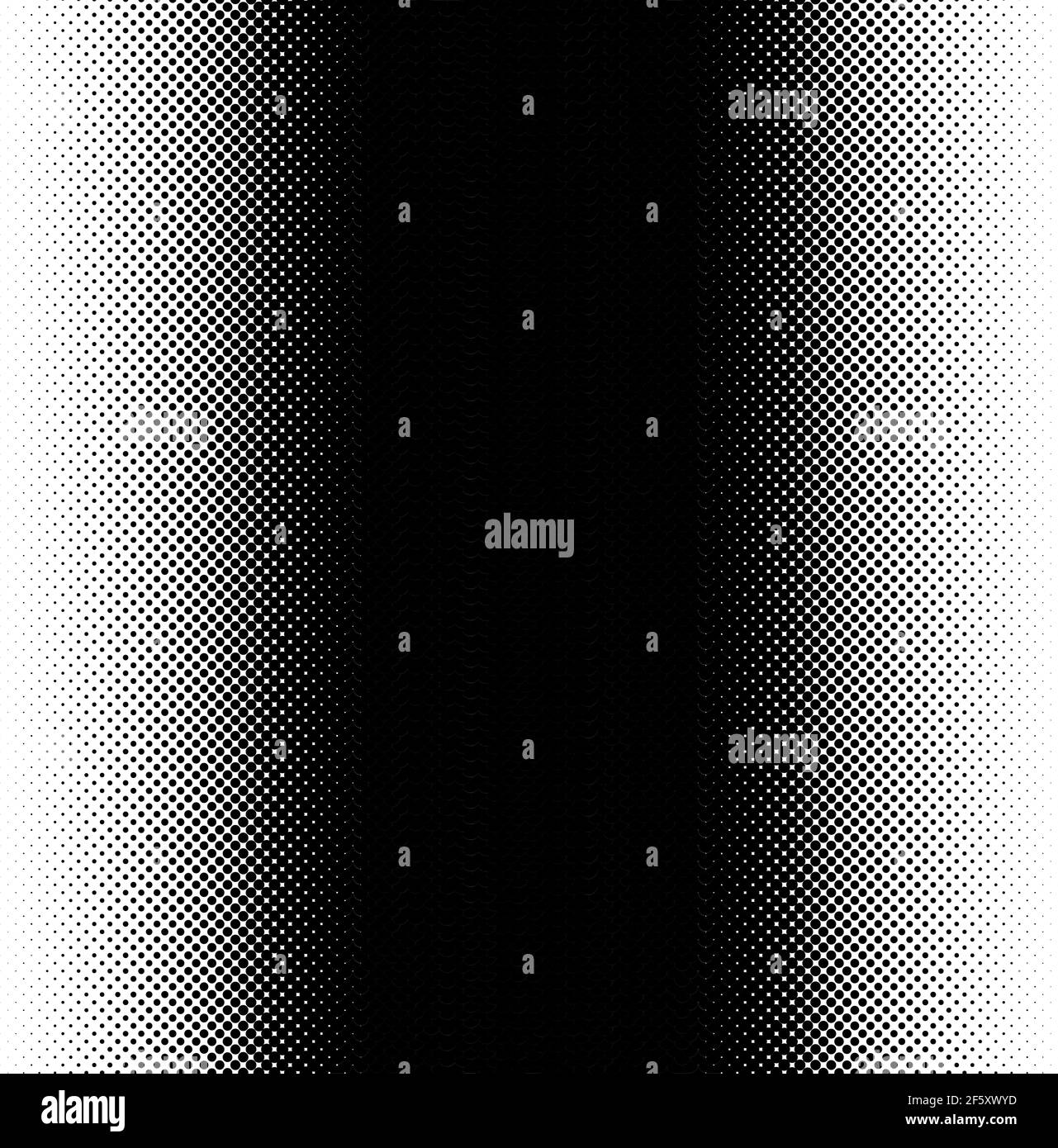 Linear halftone, screentone dots, circles, pattern — Stock vector ...