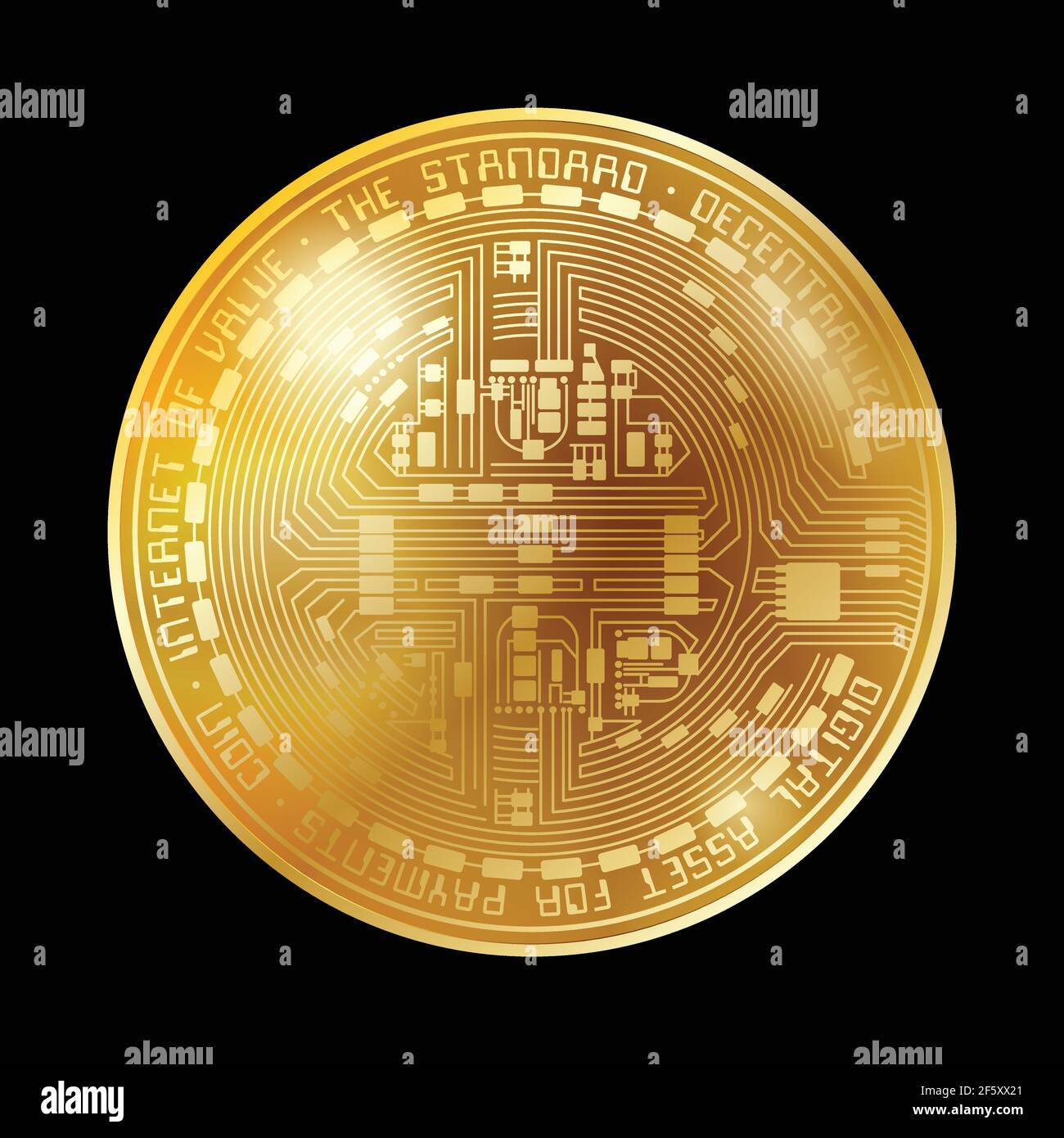 Empty coin gold background Stock Vector Image & Art - Alamy