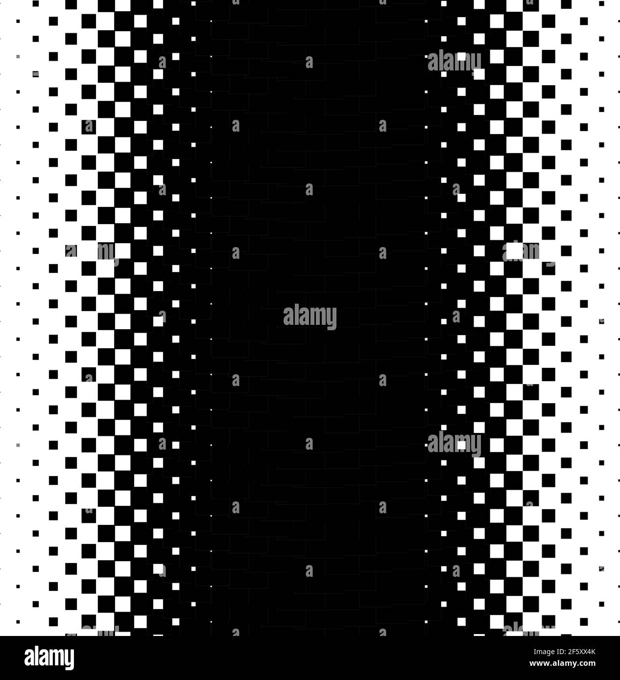 Linear square halftone, screentone element. Squares geometric pattern ...